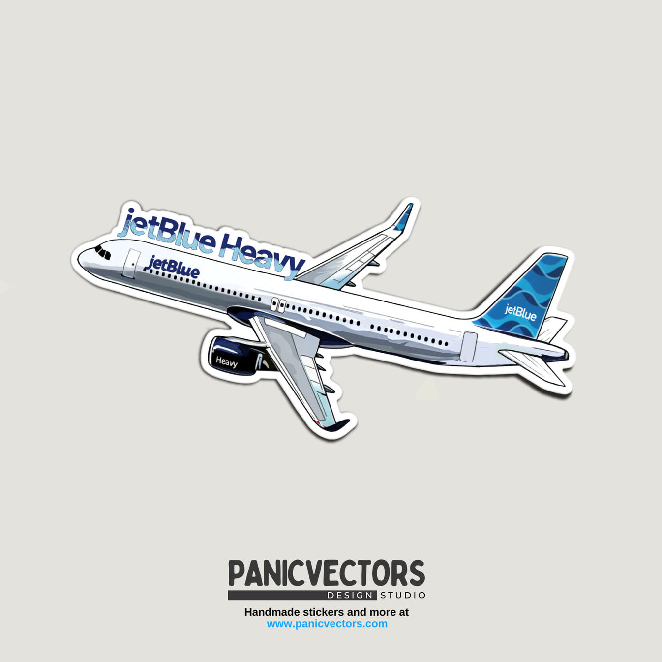 Heavy Airbus A321 XLR Vinyl Sticker – Panic Vectors